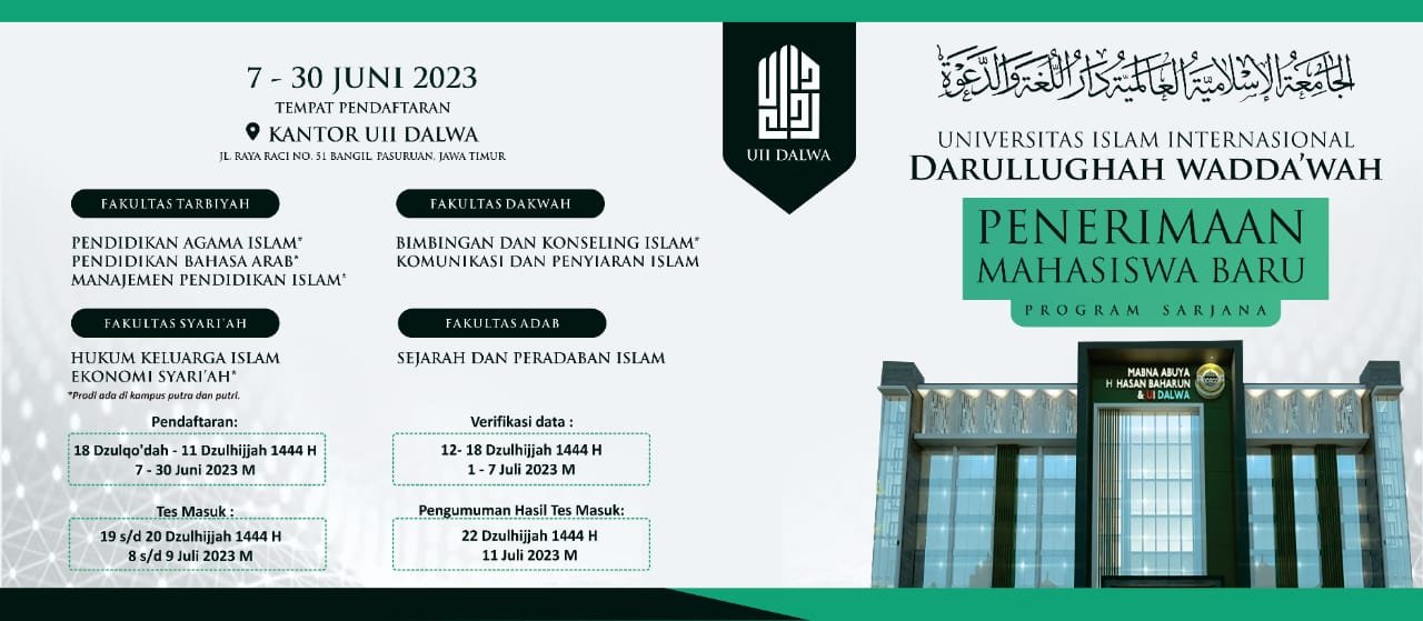 Homepage - UII DALWA